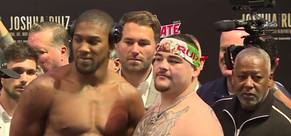 Anthony Joshua vs. Andy Ruiz - Weigh-in results — Boxing News & Views Anthony Joshua vs. Andy Ruiz - Weigh-in results — Boxing News & Views