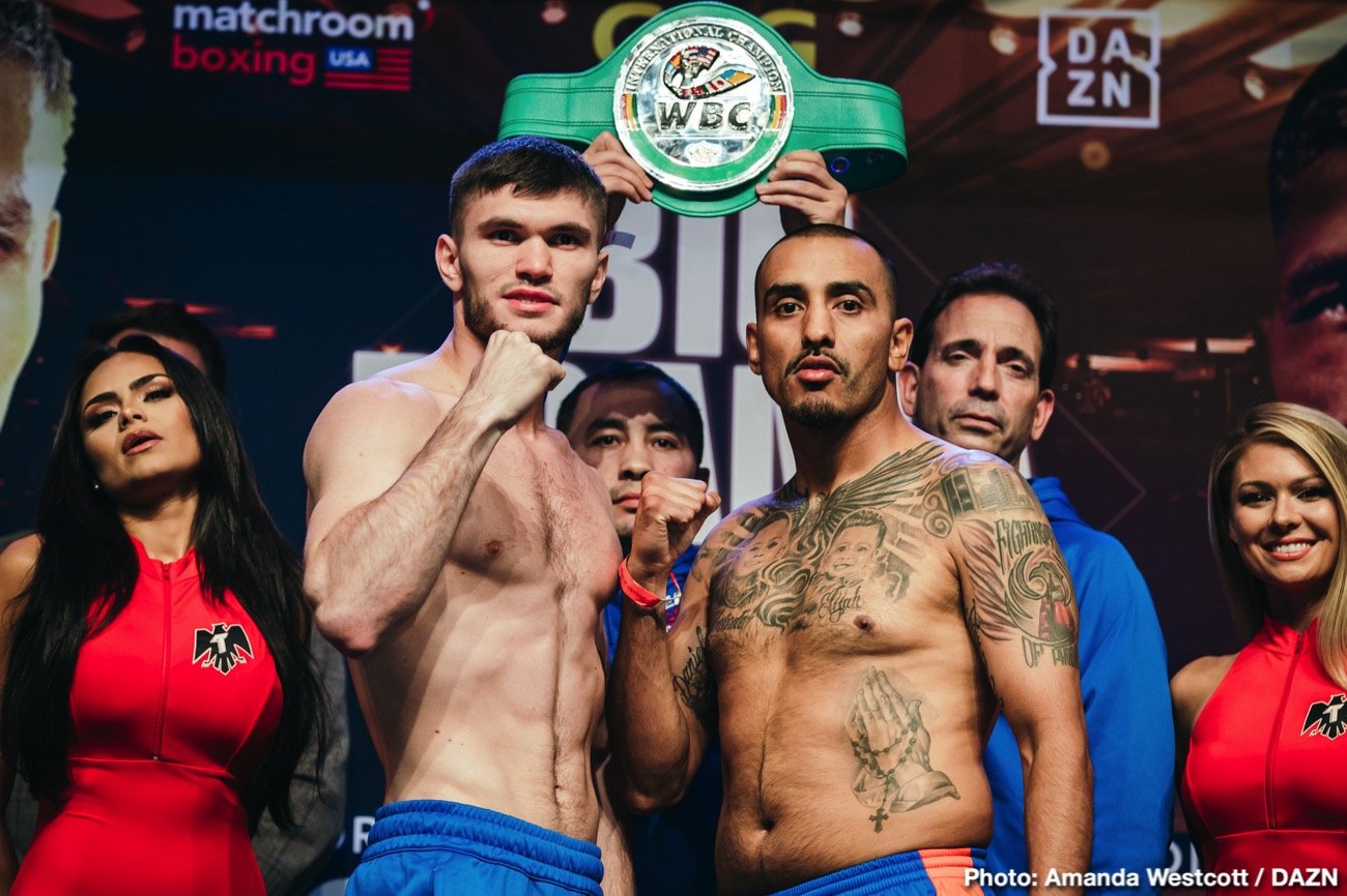 Gennady Golovkin And Sergiy Derevyanchenko - Official Weights & Photos ...