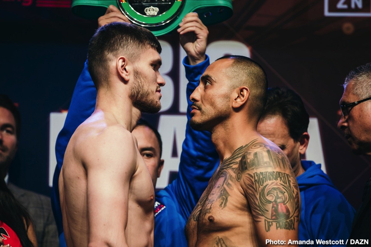 Gennady Golovkin And Sergiy Derevyanchenko - Official Weights & Photos ...