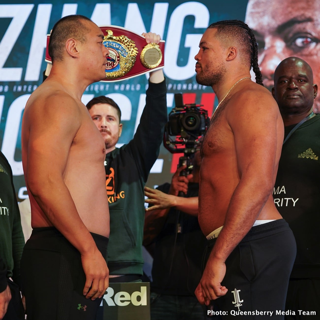 Zhilei Zhang, Joe Joyce Weigh-In – Zhang 287.2, Joyce 281.2 - Latest ... Zhilei Zhang, Joe Joyce Weigh-In – Zhang 287.2, Joyce 281.2 - Latest ...