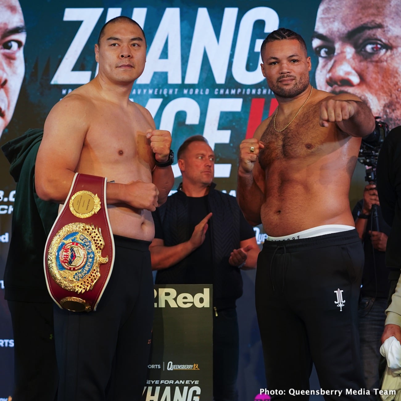 Zhilei Zhang, Joe Joyce Weigh-In – Zhang 287.2, Joyce 281.2 - Latest ... Zhilei Zhang, Joe Joyce Weigh-In – Zhang 287.2, Joyce 281.2 - Latest ...