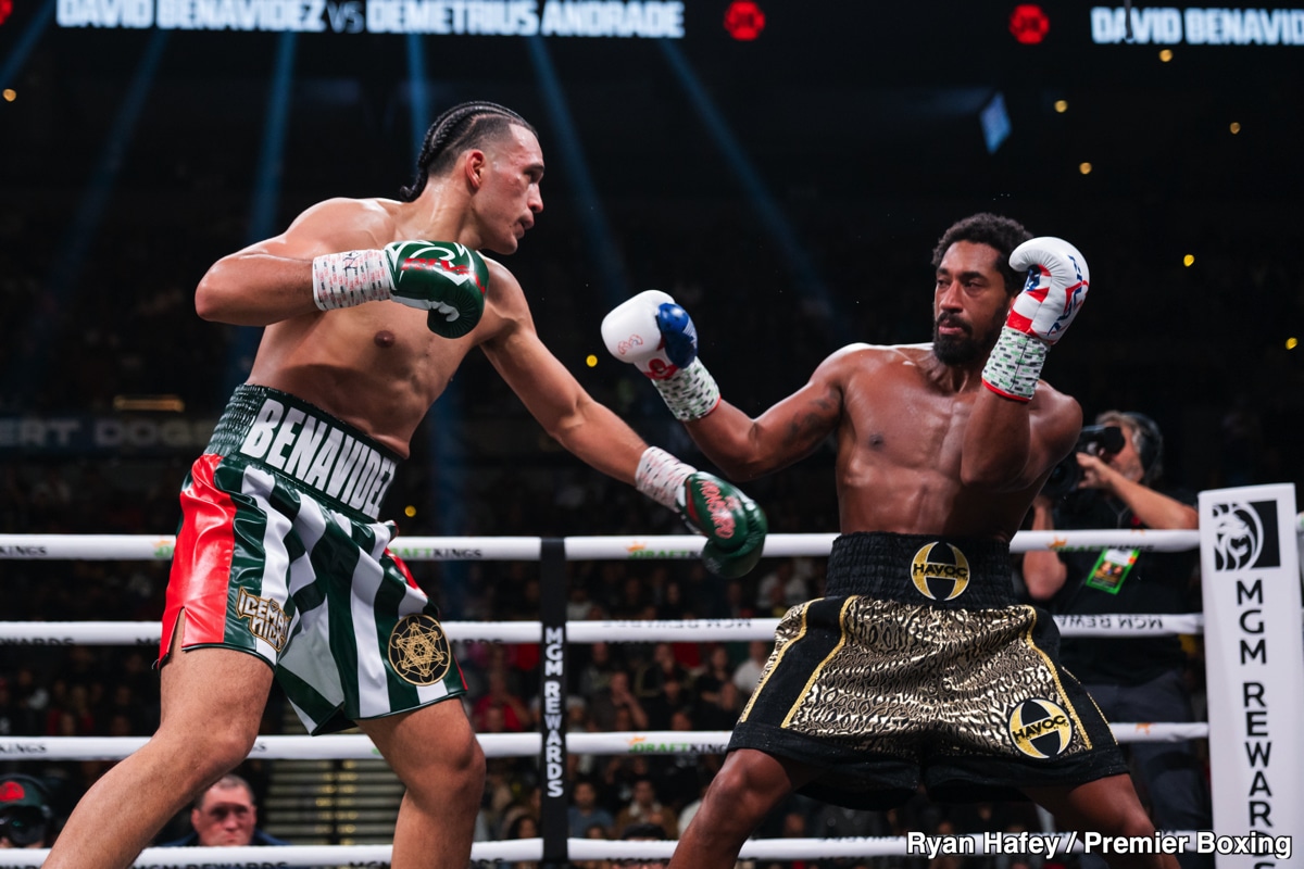Live Boxing Results Tonight: Benavidez Vs. Andrade - Latest Boxing News