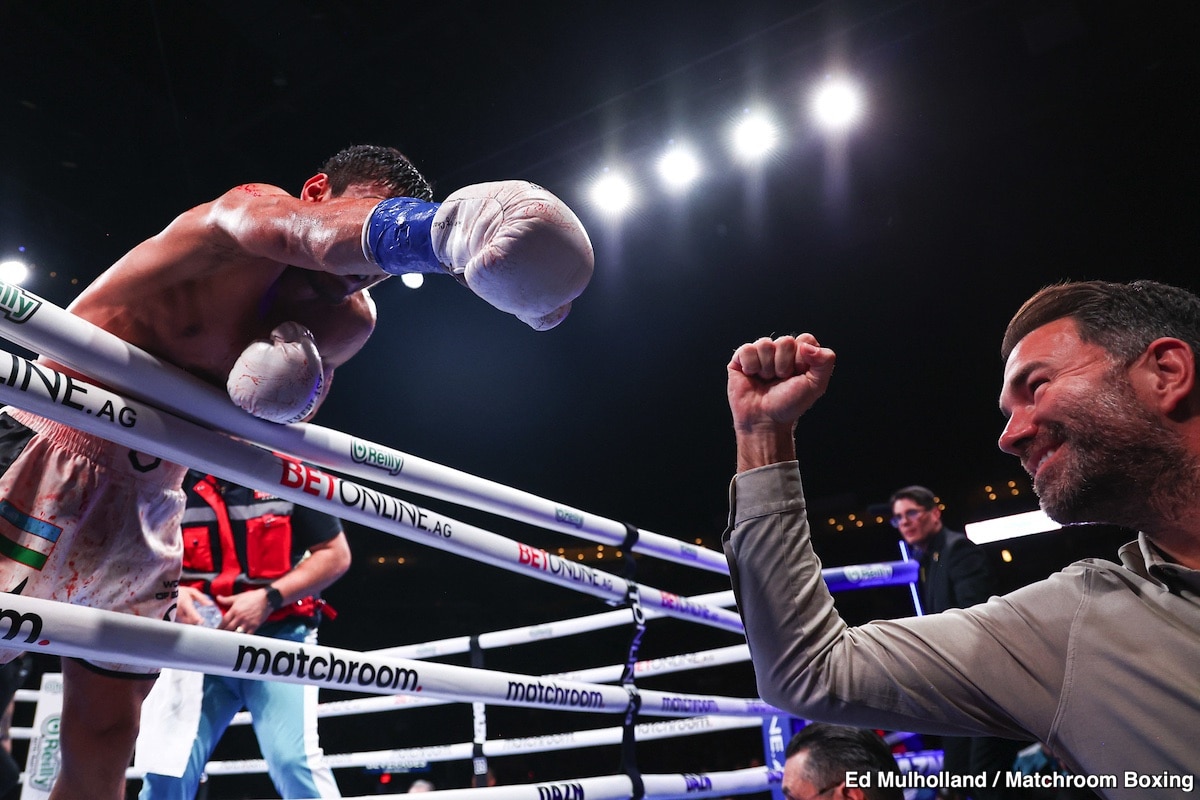 Murodjon Akhmadaliev Stops Kevin Gonzalez In Eighth Round - Boxing ...