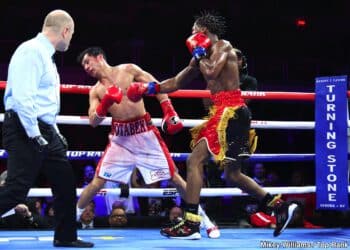 Raymond Ford Captures WBA Featherweight Title With Dramatic KO Of Otabek Kholmatov - Boxing ...